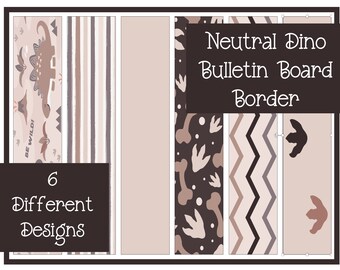 Dino Bulletin Board - Etsy