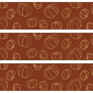 Autumn Leaves Bulletin Board Border 6 Printable Designs - Etsy