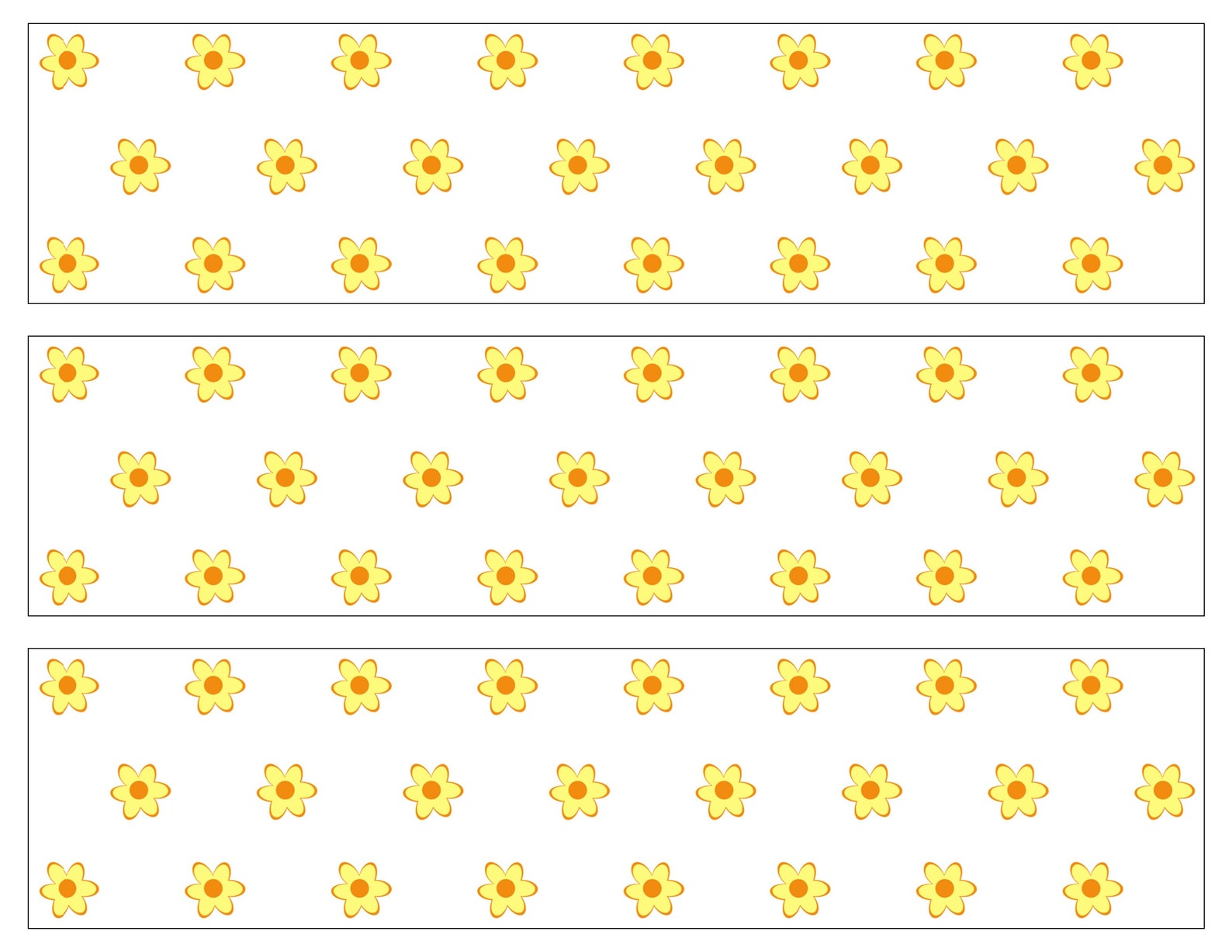 Bumblebee Bulletin Board Border 8 Printable Designs - Etsy