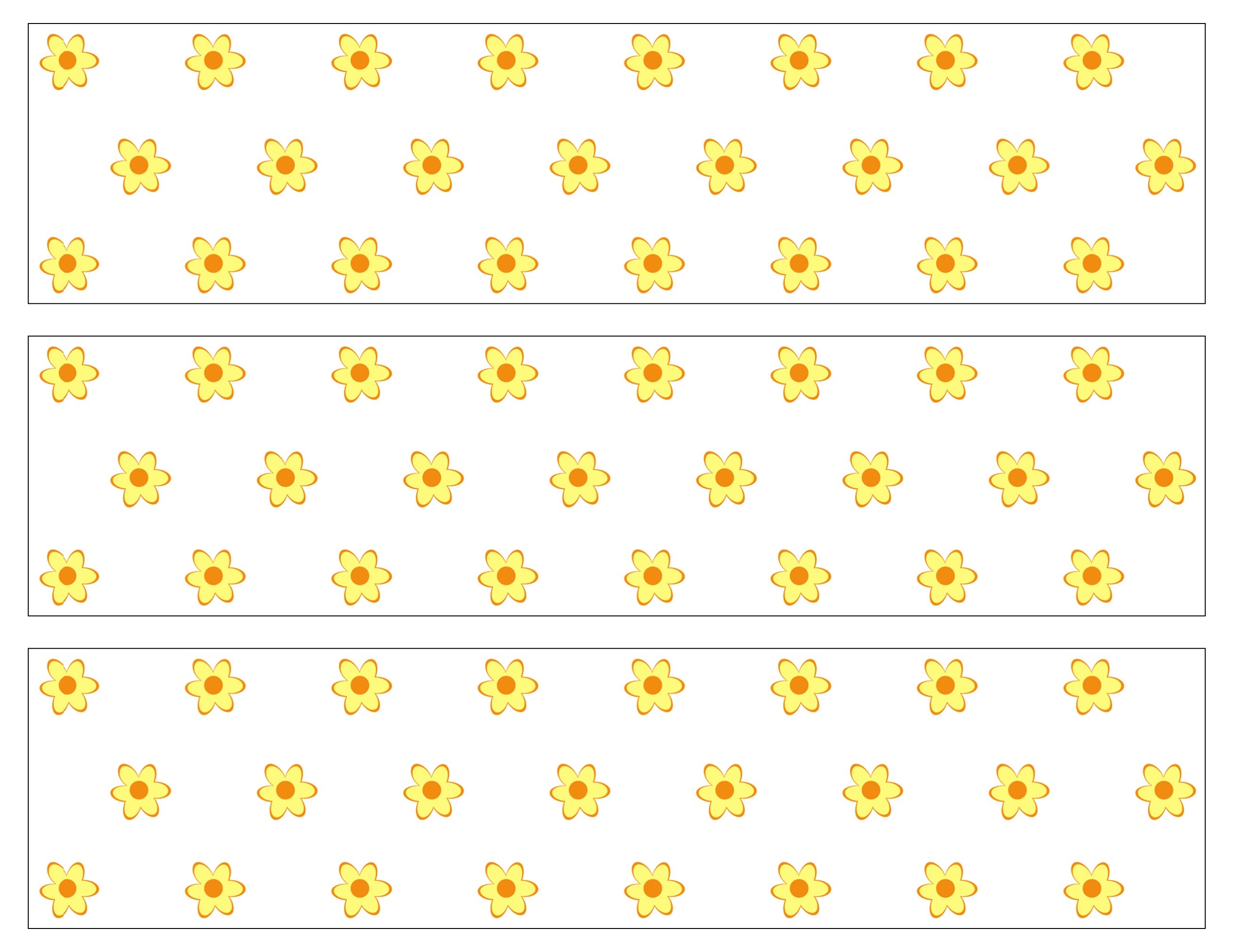 Bumblebee Bulletin Board Border 8 Printable Designs - Etsy