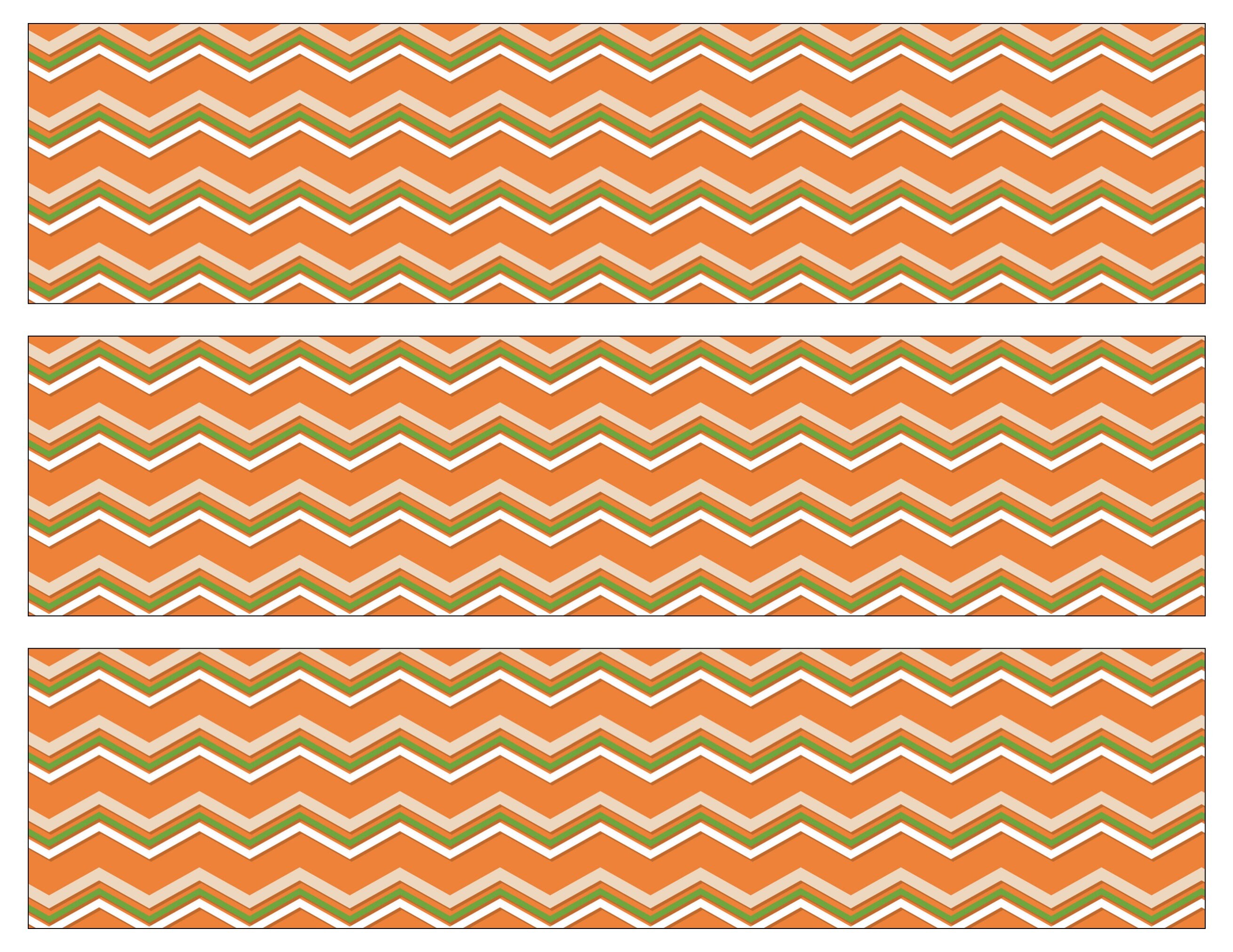 Fall Fox Bulletin Board Border 6 Printable Designs - Etsy