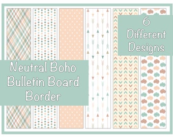 Neutral Bulletin Board - Etsy
