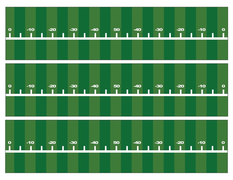 Football Bulletin Board Border 6 Printable Designs - Etsy