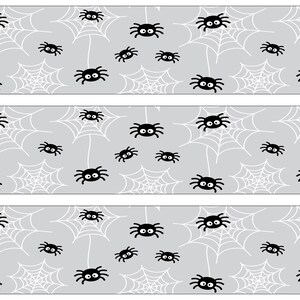 Spooky Spiders Bulletin Board Border 3 Printable Designs - Etsy