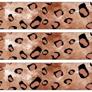 Boho Animal Print Bulletin Board Border 4 Printable Designs (set 3) - Etsy