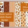 Autumn Leaves Bulletin Board Border 6 Printable Designs - Etsy