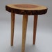 Rustic Side Table Tree Bark End Table Boho Side Table - Etsy