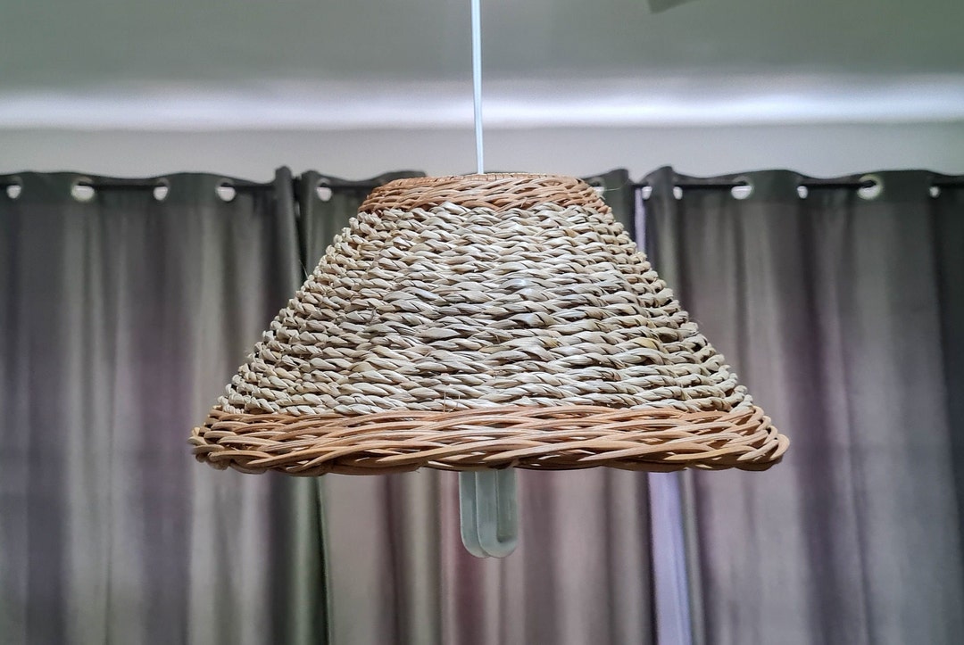 Rattan Pendant Light Cane Pendant Lamp - Etsy