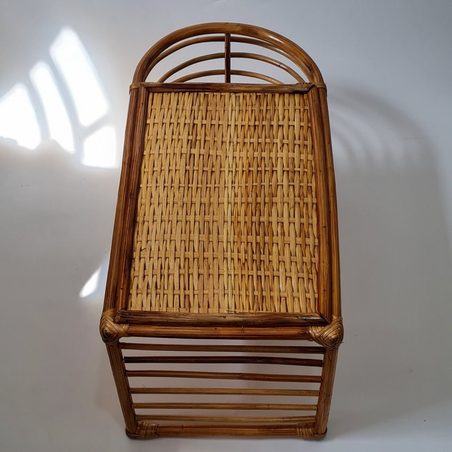 Rattan Bed Tray Boho Bed Table Rattan Bed Table Bamboo Bed - Etsy