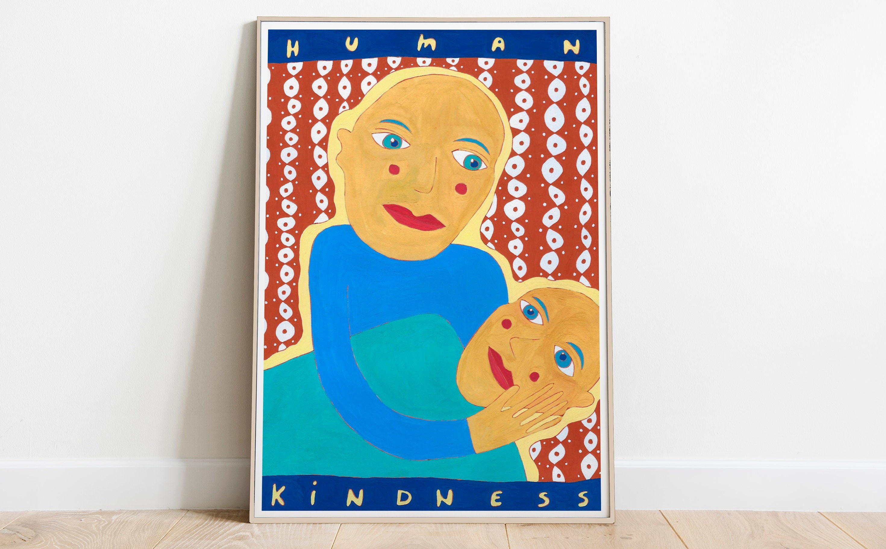 Human Kindness Art Print Art Poster Modern Wall Art | Etsy