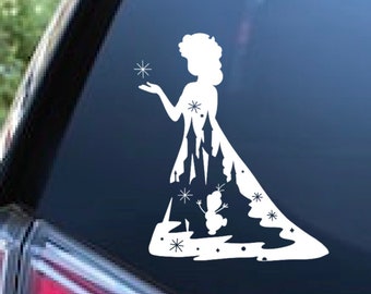 Elsa Vinyl Sticker | Etsy