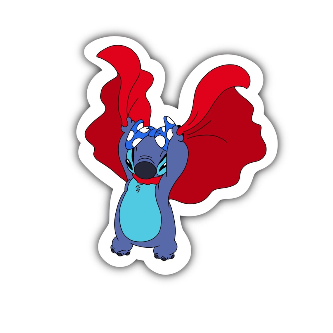 Stitch in the Laundry Disney Inspired Sticker Waterproof | Etsy