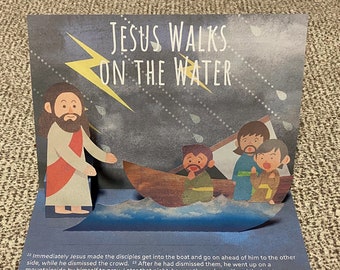 Fishers of Men Sunday School Craft Miracle of Jesus Jesus - Etsy