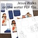 Jesus Walking on Water,matthew 14:22-33,jesus Walks on Water Craft ...
