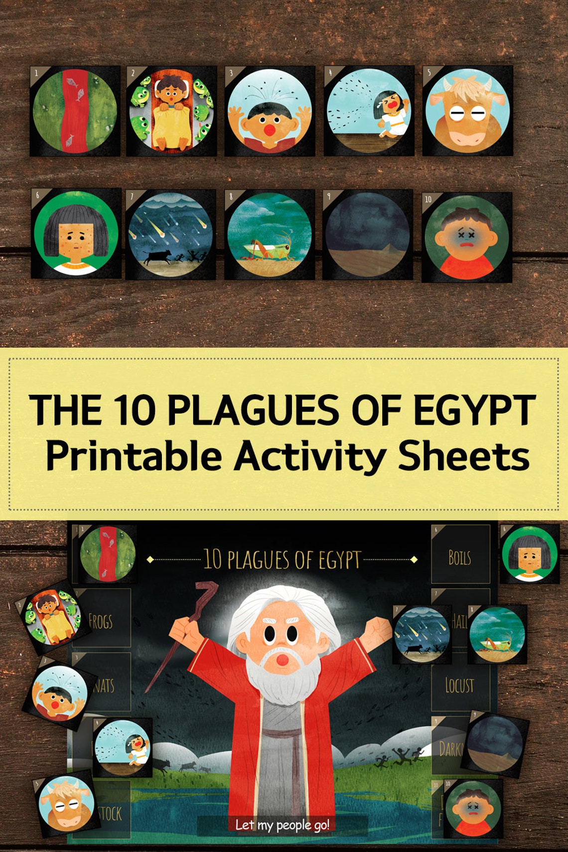 10 Plagues of Egypt, 10 Plagues of Egypt Printables,10 Plagues of Egypt ...