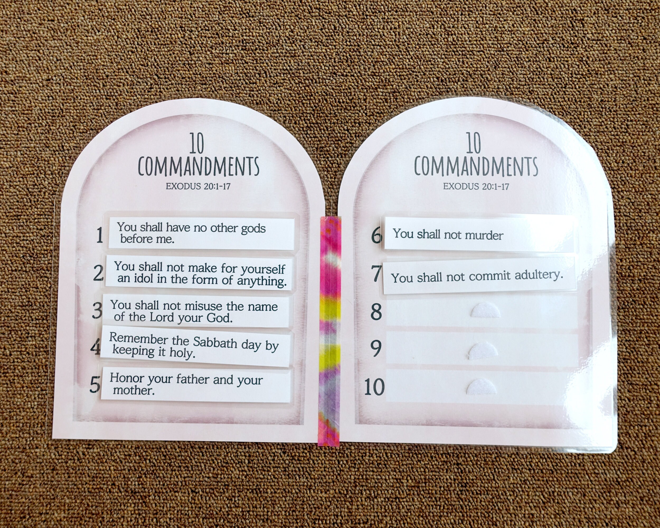 10 Commandments,10 Commandments Printable,10 Commandments for Kids ...