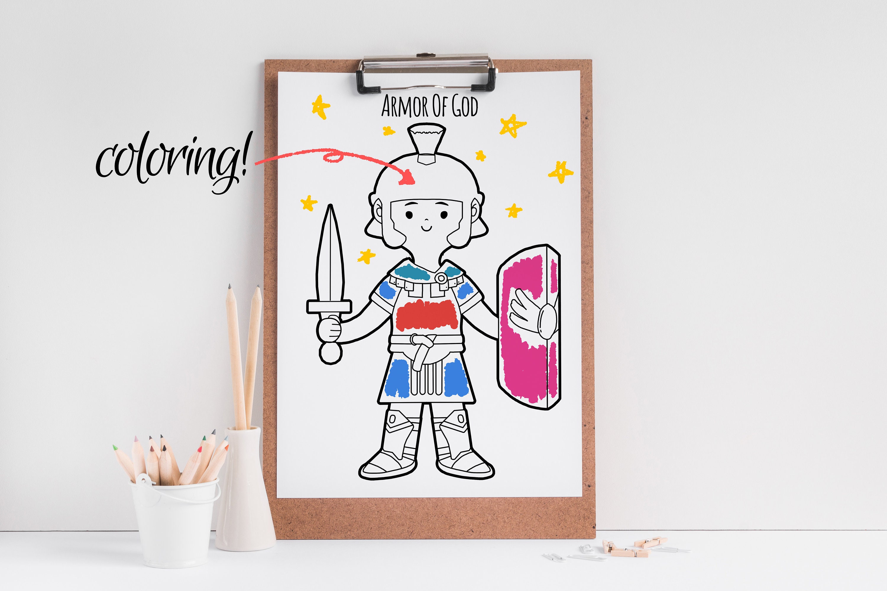 Armor of God Printable, Armor of God Girl,bible Verse Printable, Armor ...