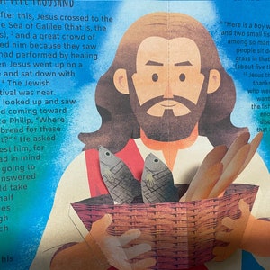 Five Loaves Two Fish,bible Coloring, Jesus Feeds 5000,jesus Life ...