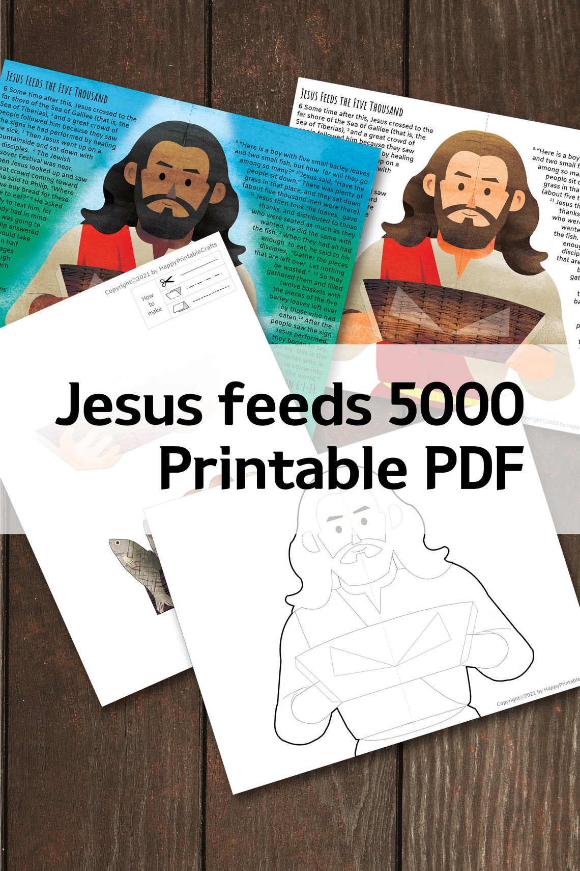 Five Loaves Two Fish,bible Coloring, Jesus Feeds 5000,jesus Life ...