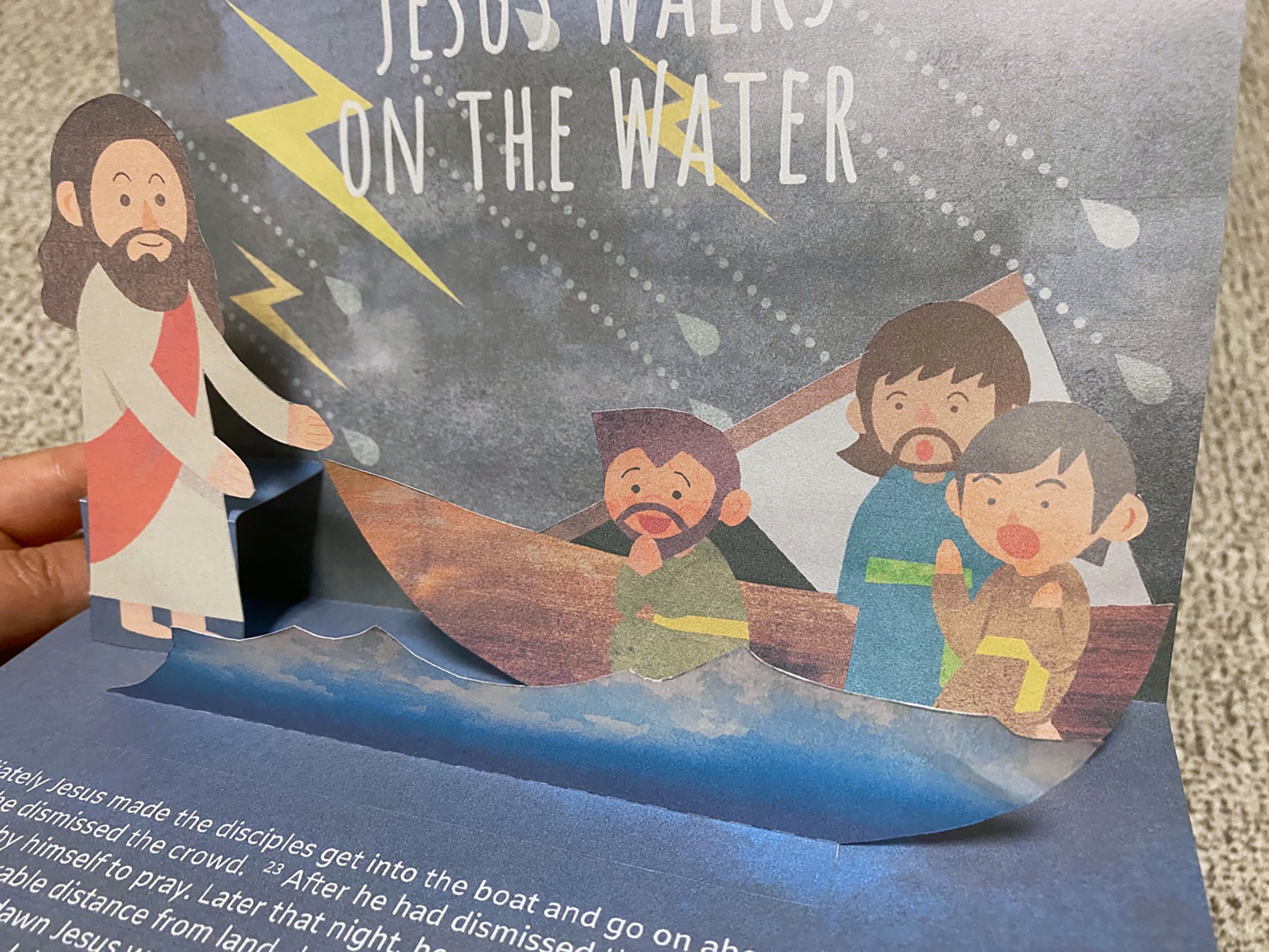 Jesus Walking on Water,matthew 14:22-33,jesus Walks on Water Craft ...