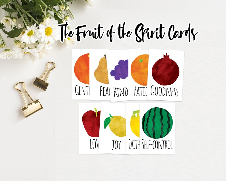 Fruit of the Spirit Printable, Fruits of the Spirit Puzzle,bible Verse ...