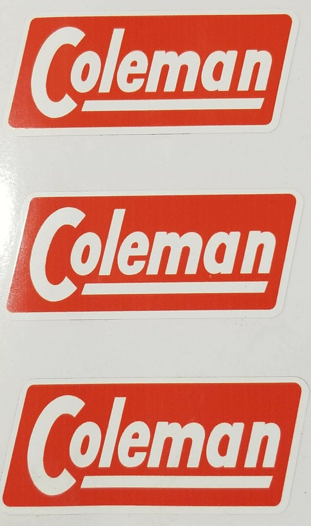 Three (3) New Coleman Replacement Decals Lantern Stove 200/220/228 US ...