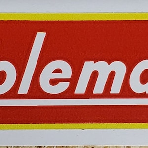 Three (3) New Coleman Replacement Decals Sticker Label Lantern Stove ...
