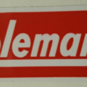 Three (3) New Coleman Replacement Stickers Labels Decals Lantern Stove ...