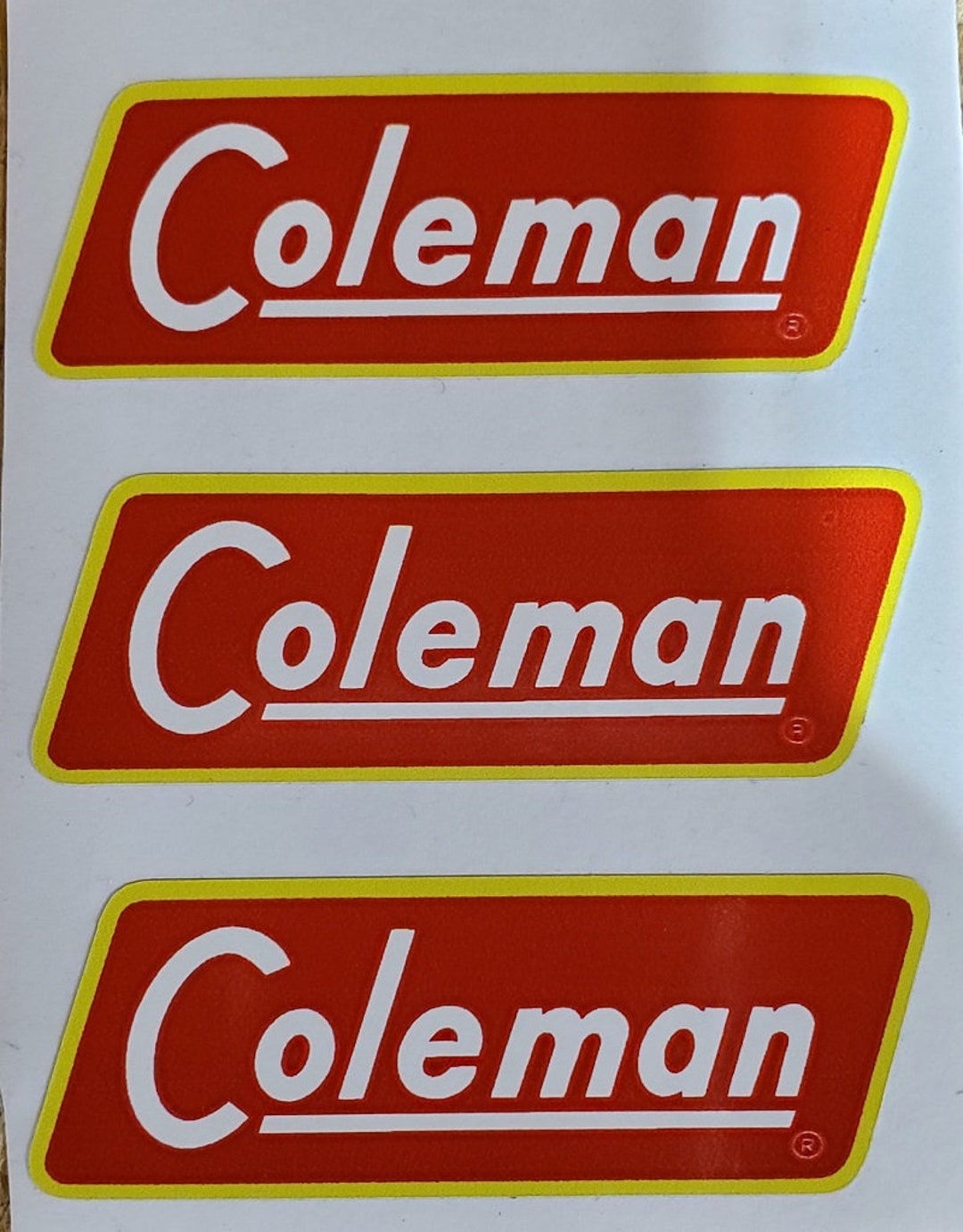 Three 3 New Coleman Replacement Decals Sticker Label Lantern Stove 1951 ...