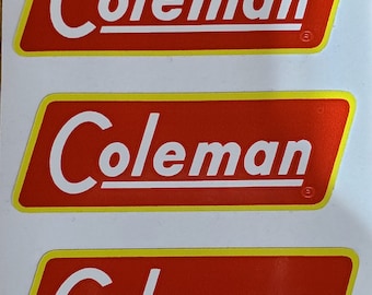 Coleman Lantern Sticker - Etsy
