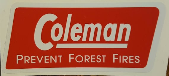 One 1 New Coleman Replacement Sticker Label Decal Canadian - Etsy