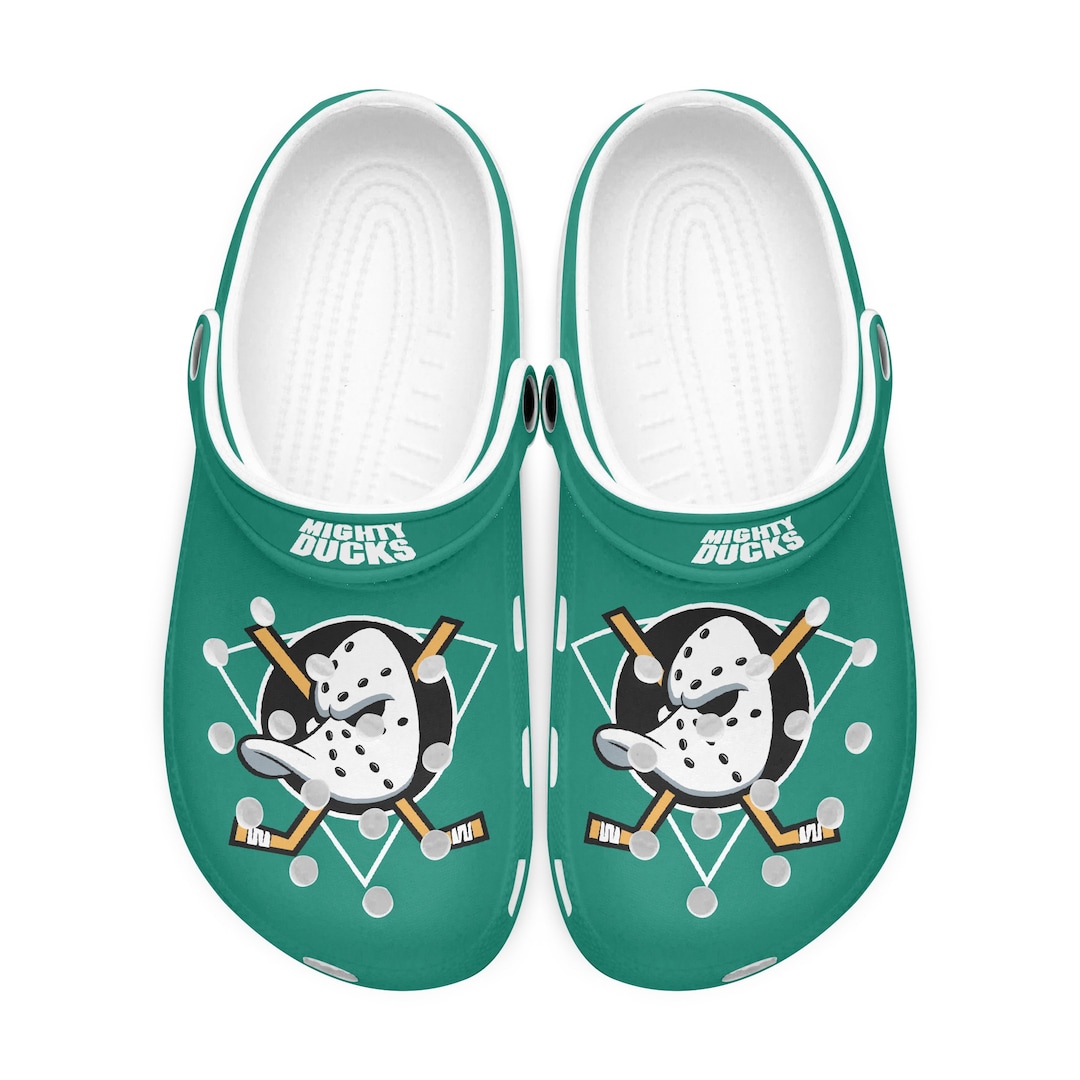 Anaheim Ducks Sandals, Clogs, Toe Sandal Soft Lightweight Footwear Men ...