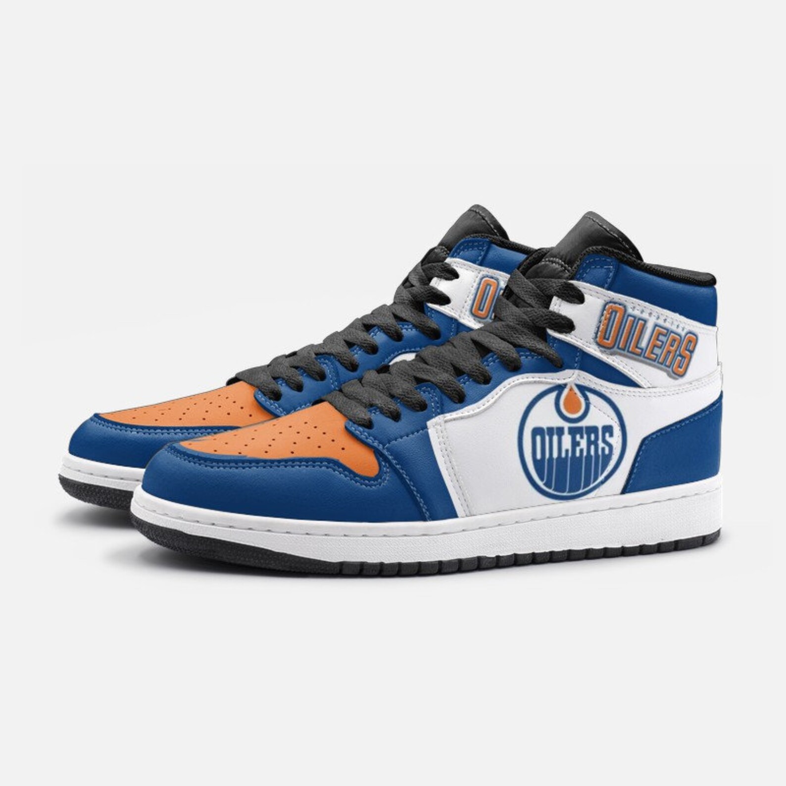 Edmonton Oilers Fan Unofficial Running Shoes Sneakers - Etsy