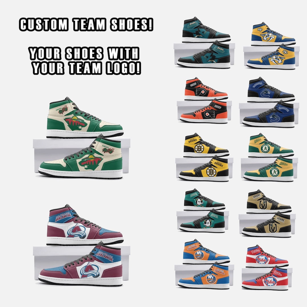 Custom Team Fan Running Shoes, Sneakers, Trainers Unisex Basketball ...