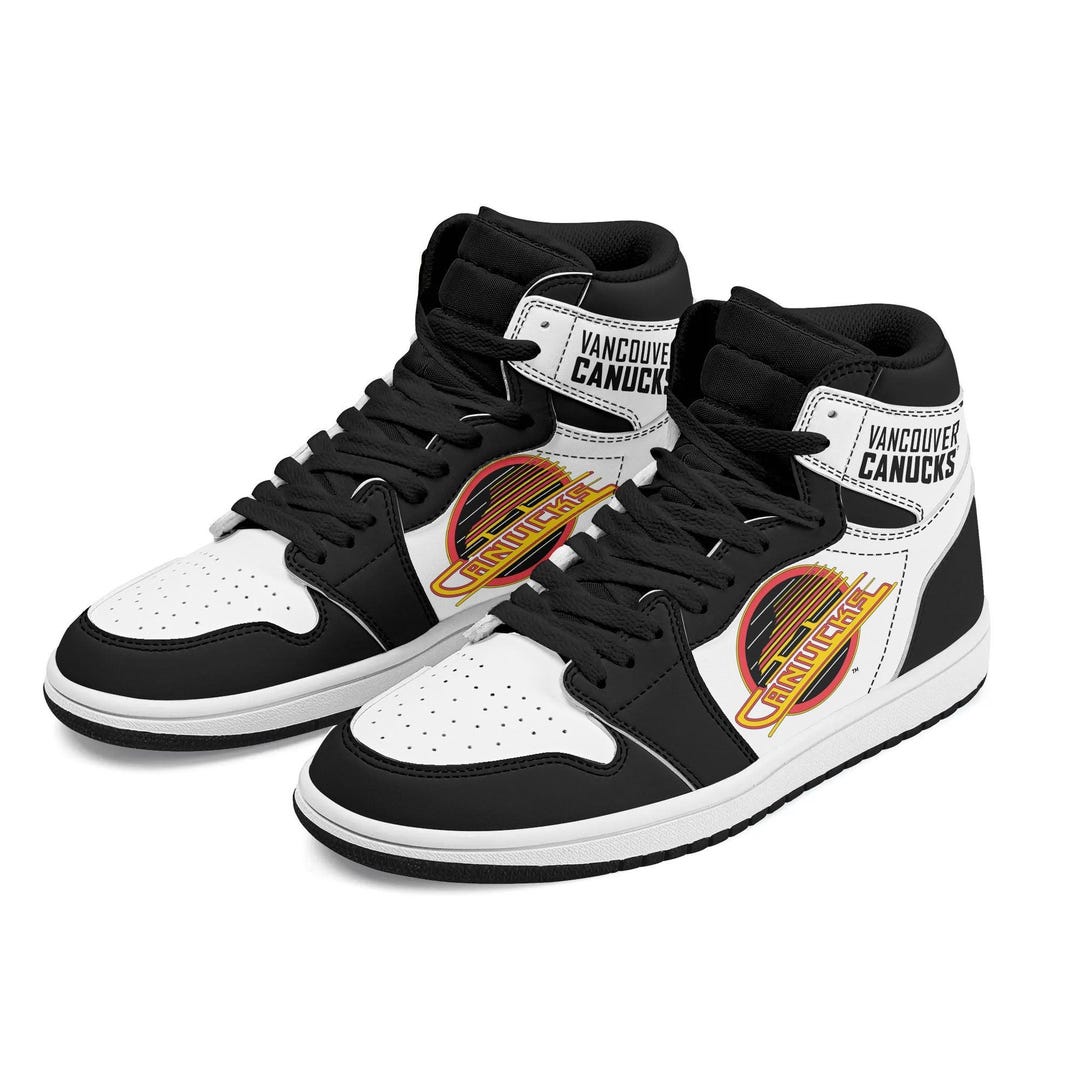 Vancouver Canucks Vintage Fan Unofficial Running Shoes, Sneakers ...
