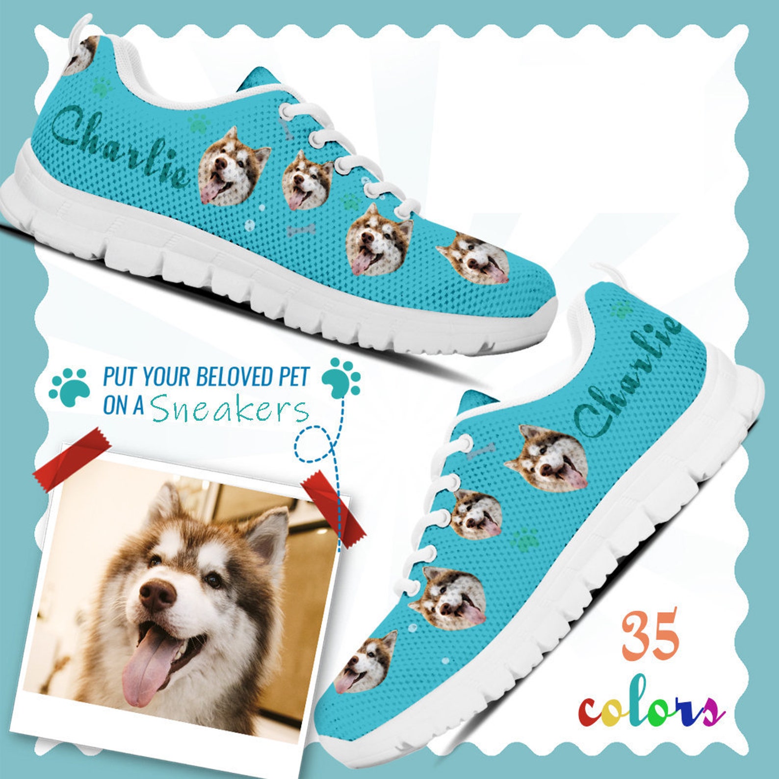 Custom Shoes Men Custom Pet Shoes Custom Shoes Personalized - Etsy