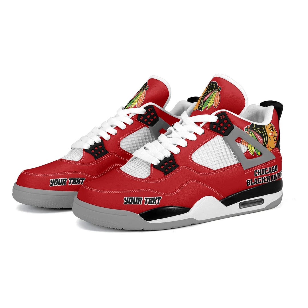 Chicago Blackhawks Fan Unofficial High Top Shoes, Sneakers, Trainers ...