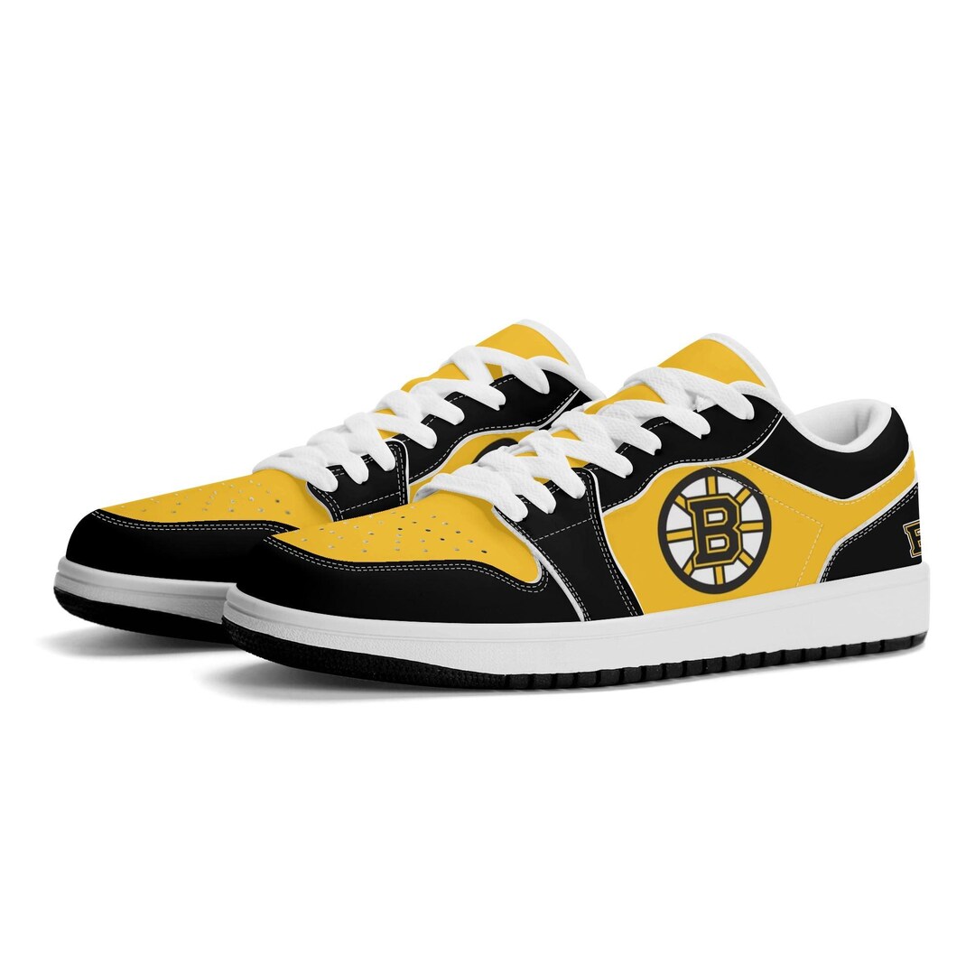 Custom Boston Bruins Low-top Sneakers - Personalized Team Fan Shoes for ...