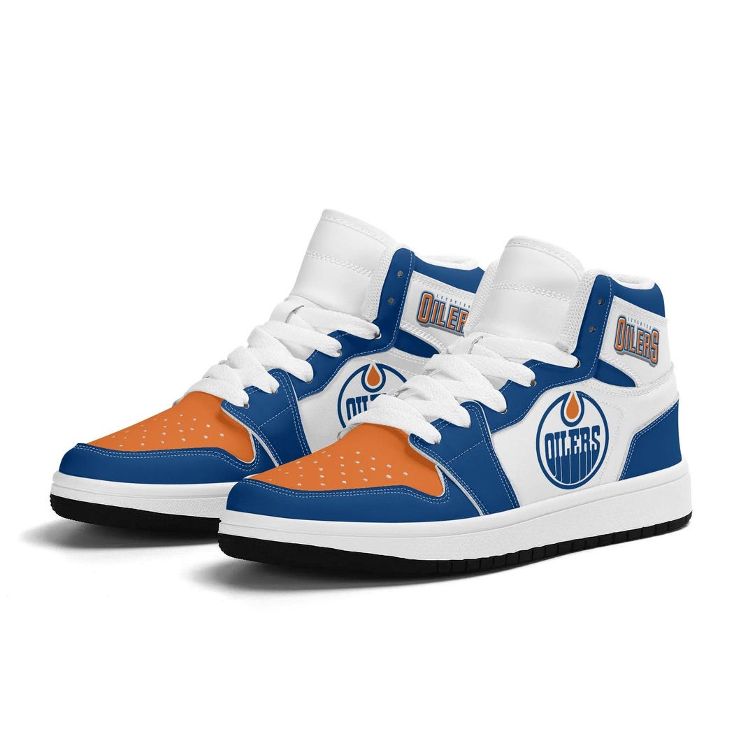 Edmonton Oilers Fan Unofficial High-top Shoes, Sneakers, Trainers ...