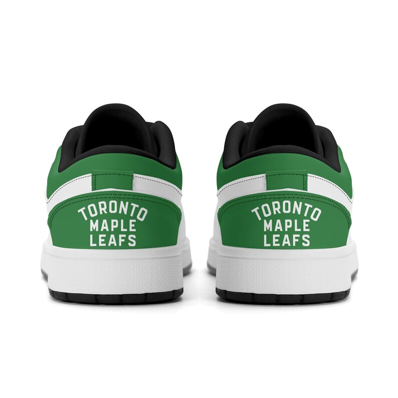 Custom Toronto St. Pats Low Top Sneakers - Vintage Leafs-inspired Shoes ...