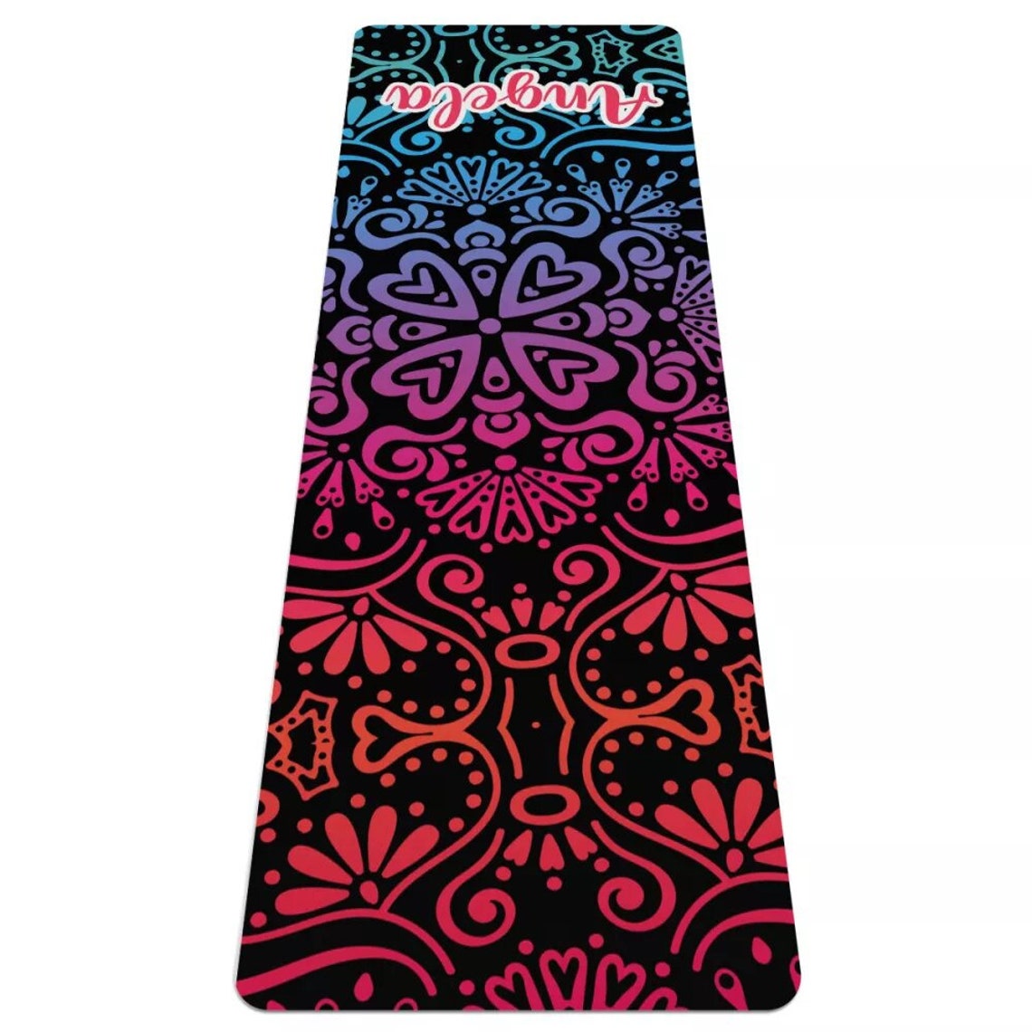 Personalized Mandala - PRINTED YOGA MAT With Name - Custom Yoga Mats ...