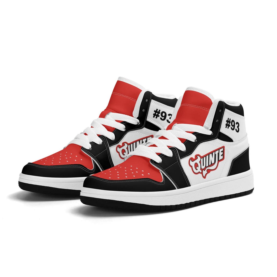 Custom Baseball Team High-top Sneakers | Personalized Team Baseball ...