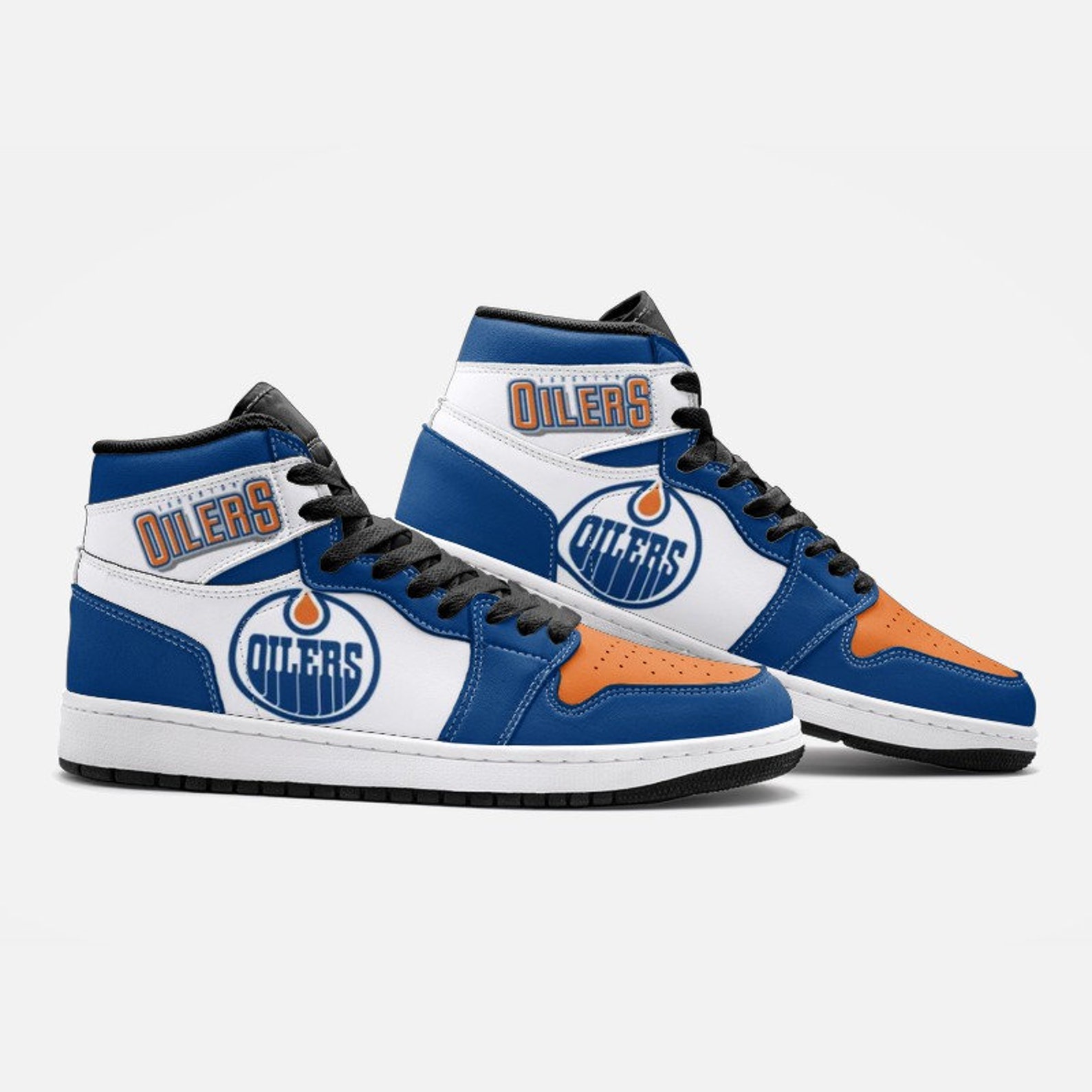 Edmonton Oilers Fan Unofficial Running Shoes Sneakers - Etsy