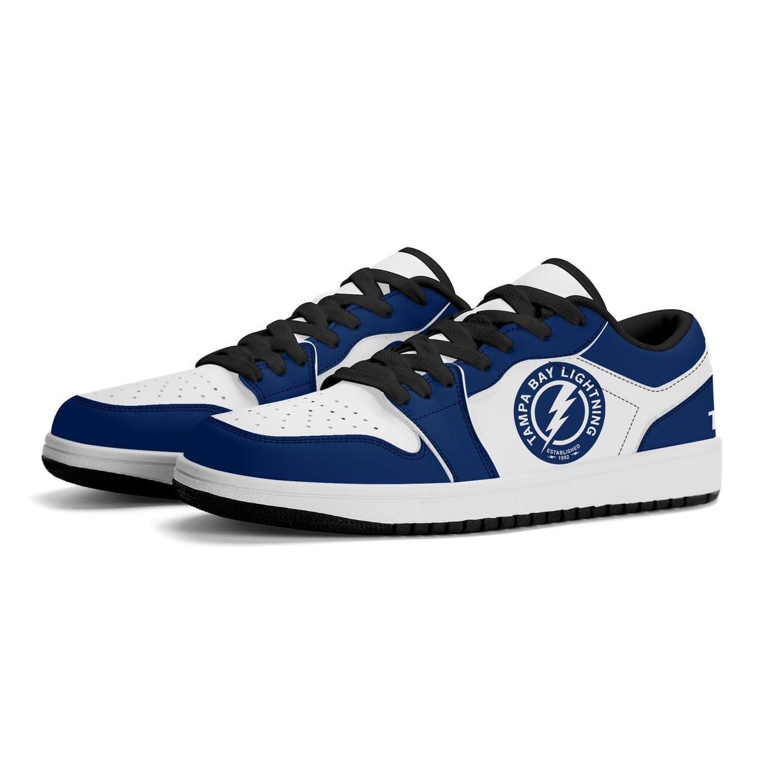 Custom Tampa Bay Lightning Low Top Sneakers - Personalized NHL Fan ...