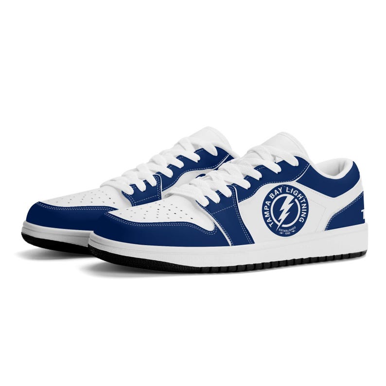 Custom Tampa Bay Lightning Low Top Sneakers - Personalized NHL Fan ...