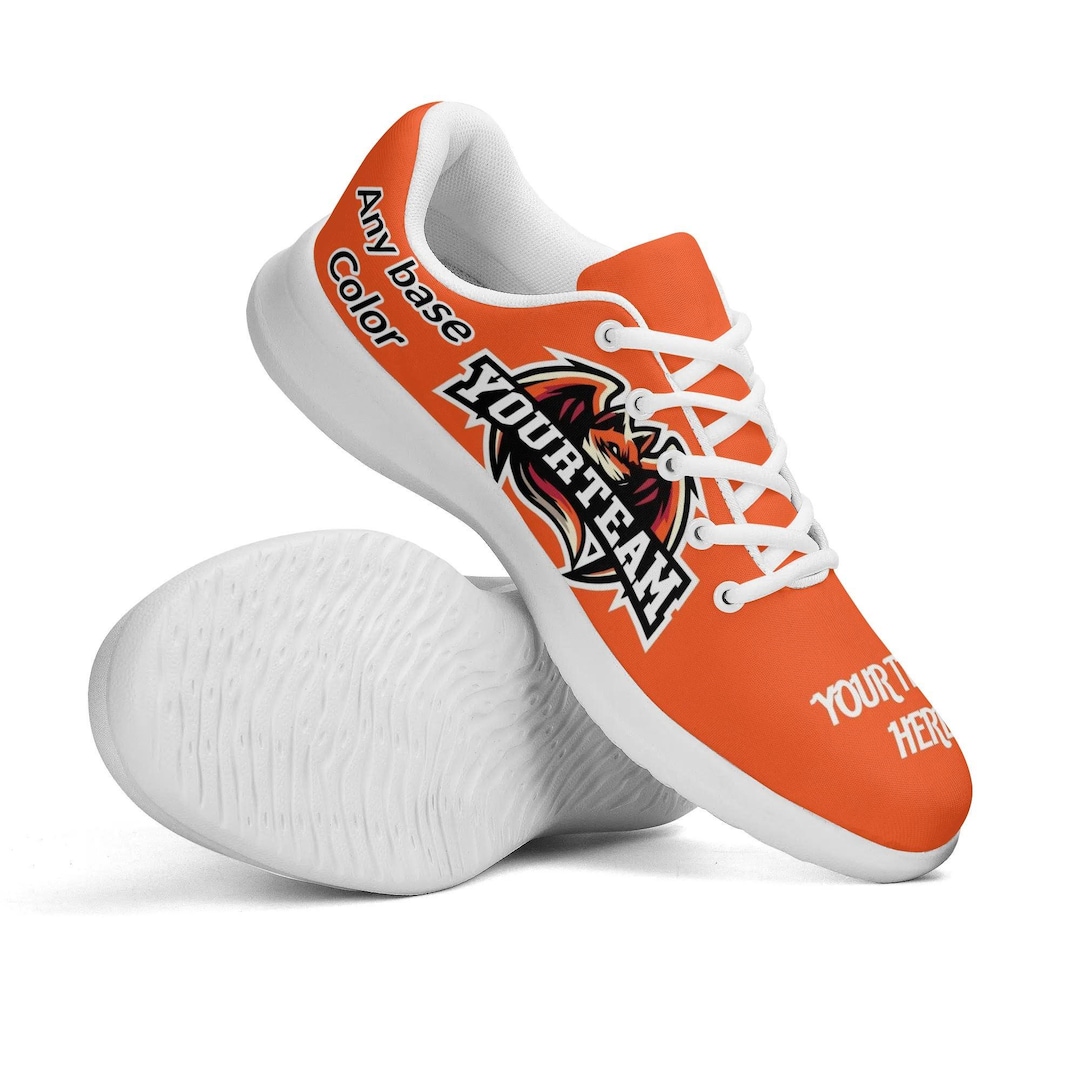 Custom College Team Sneakers, Personalized College Athletic Shoes ...