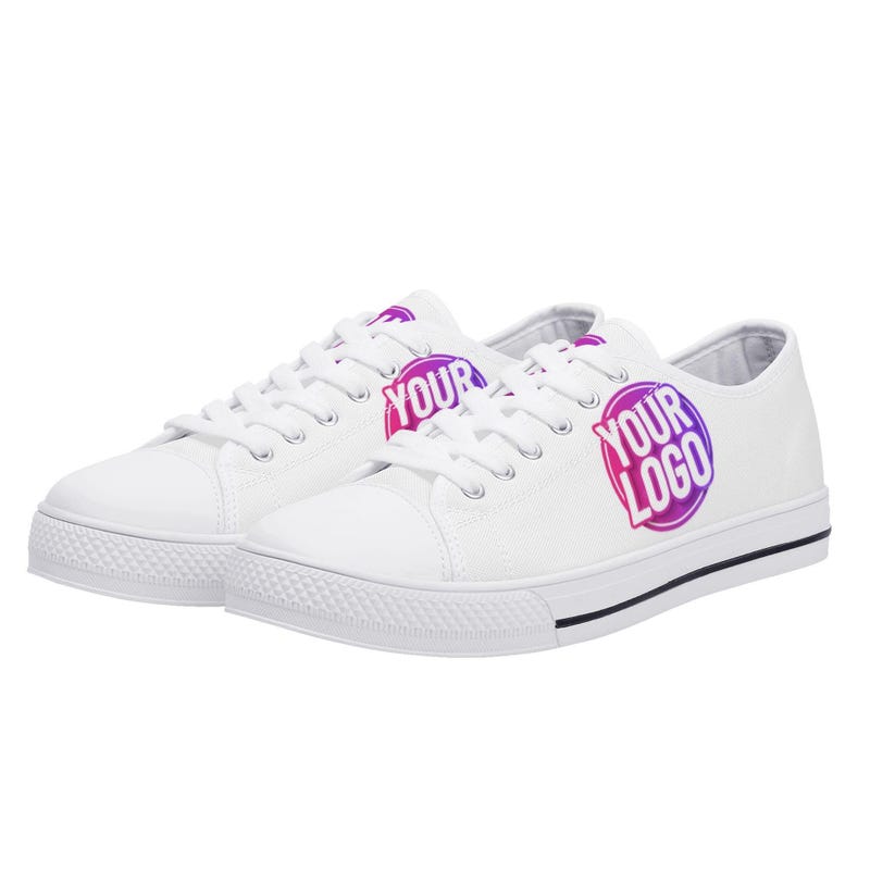 Custom Logo Tennis Shoes - Etsy