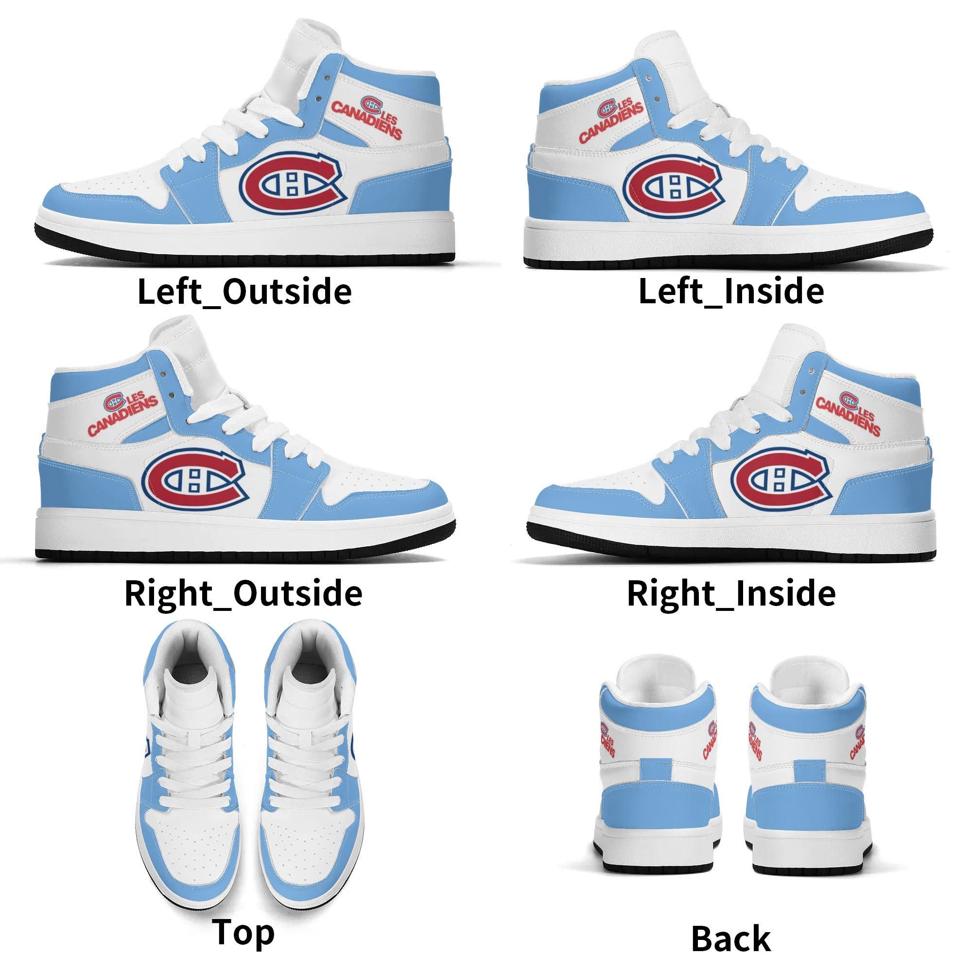 Montreal Canadiens Fan Unofficial High-top Shoes, Sneakers, Trainers ...
