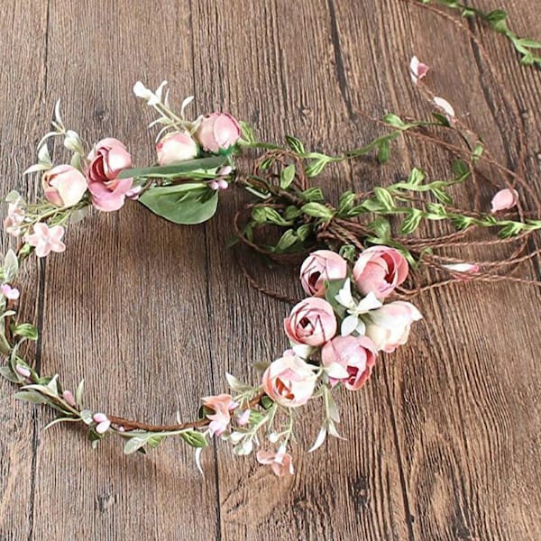 Floral Head Wreath - Etsy