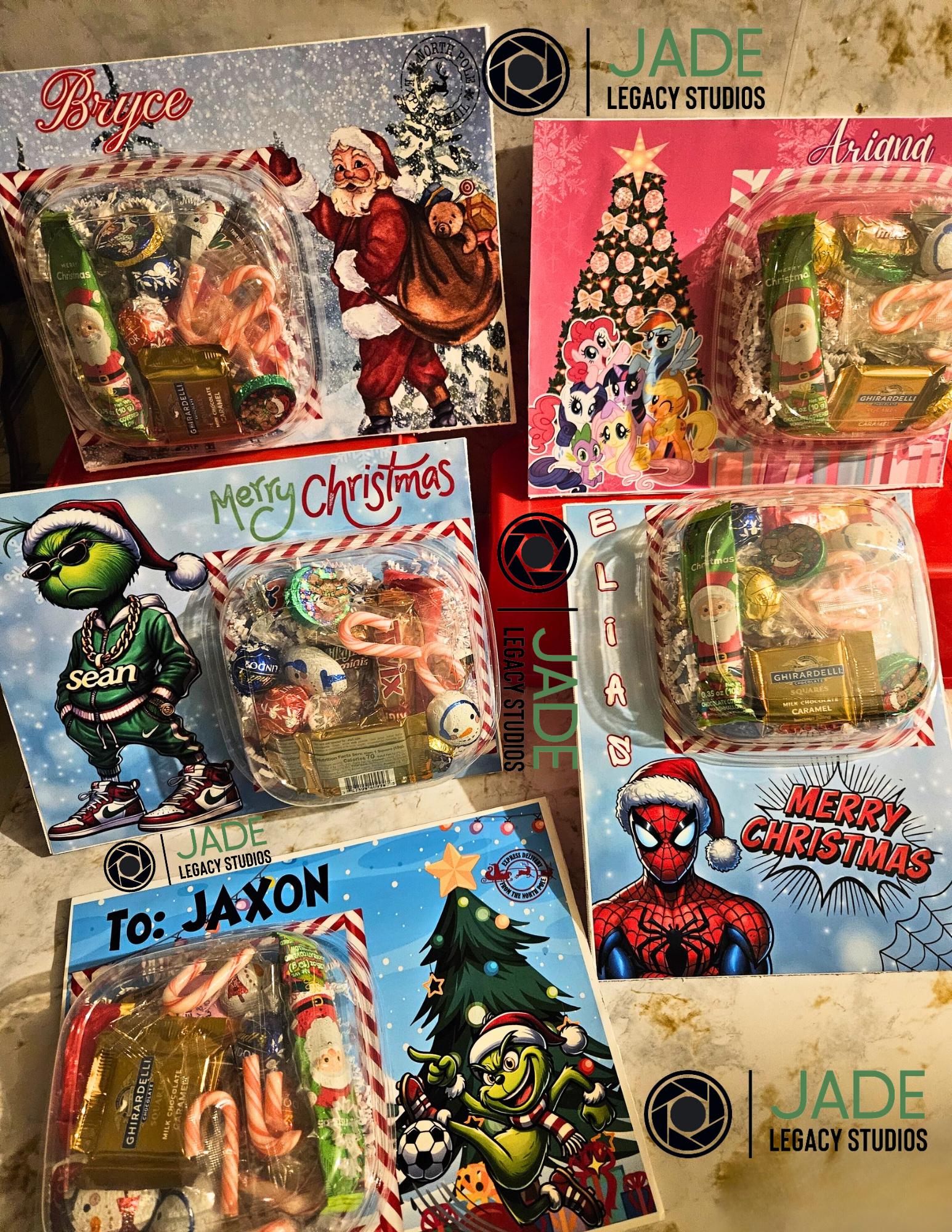 Oversized (8.5x11) Candy Card Templates, Holidays, Birthdays, Events - Etsy